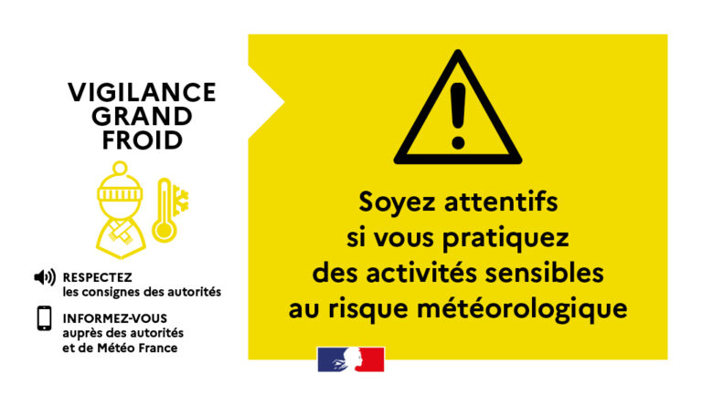 Alerte grand froid niveau jaune - Mairie de Saint-Molf